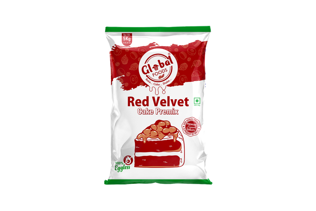 Premium Red Velvet Cake Premix - Bakeflo